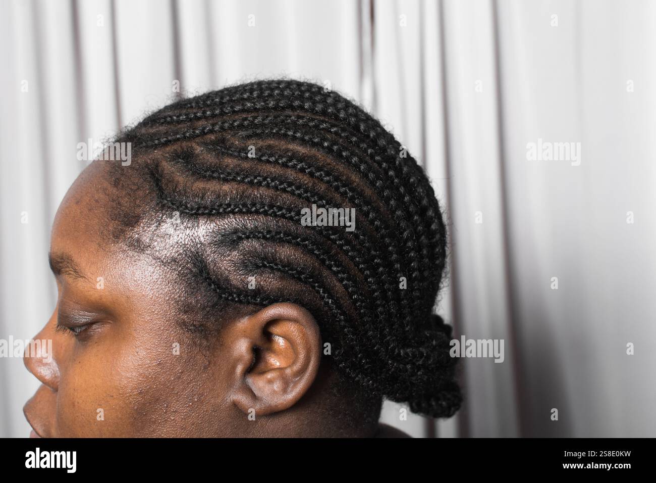 Brown skin woman with cornrows, cornrow braids on brown skin, african ...