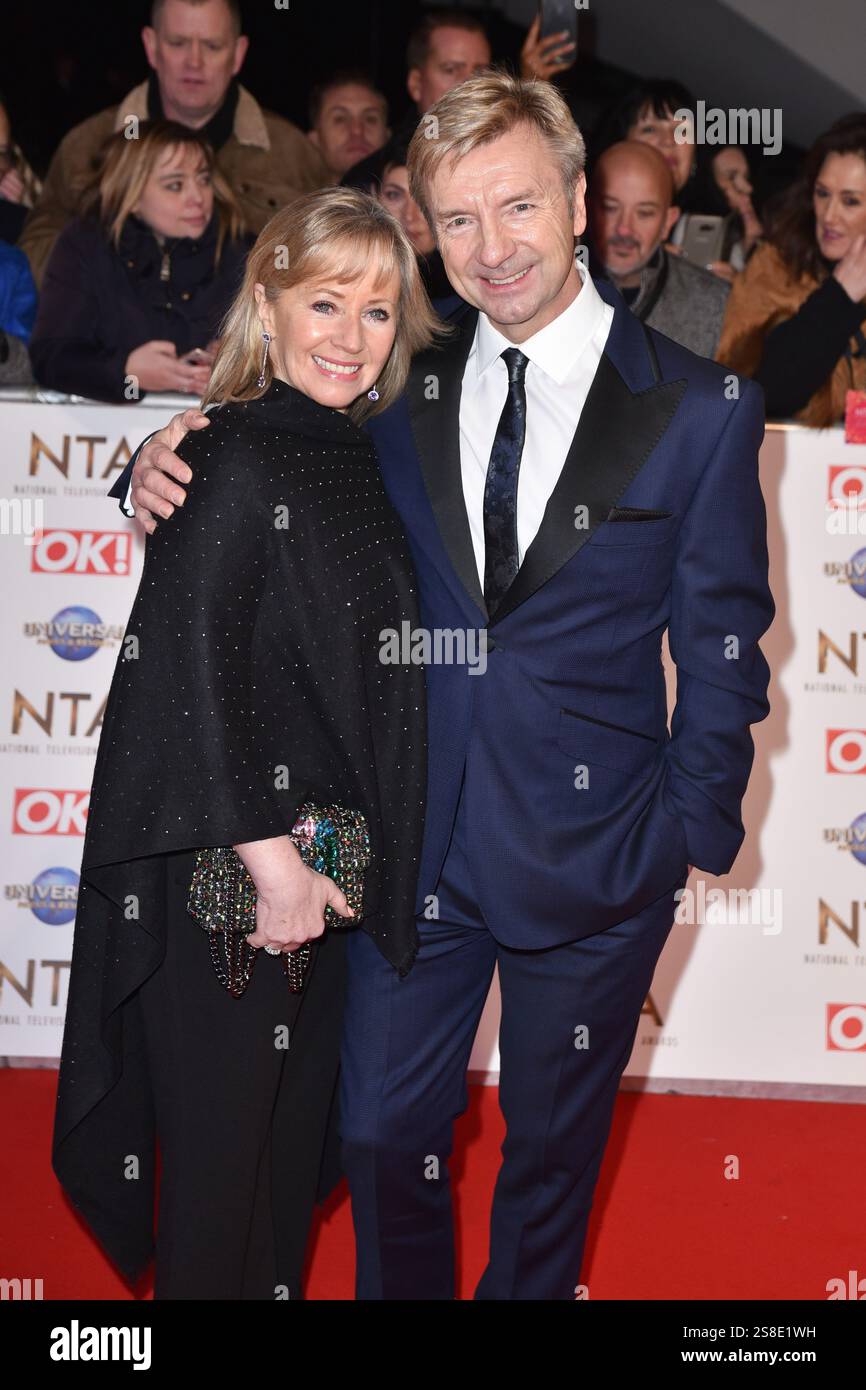 Christopher Dean and Karen Barber attends the National Television ...