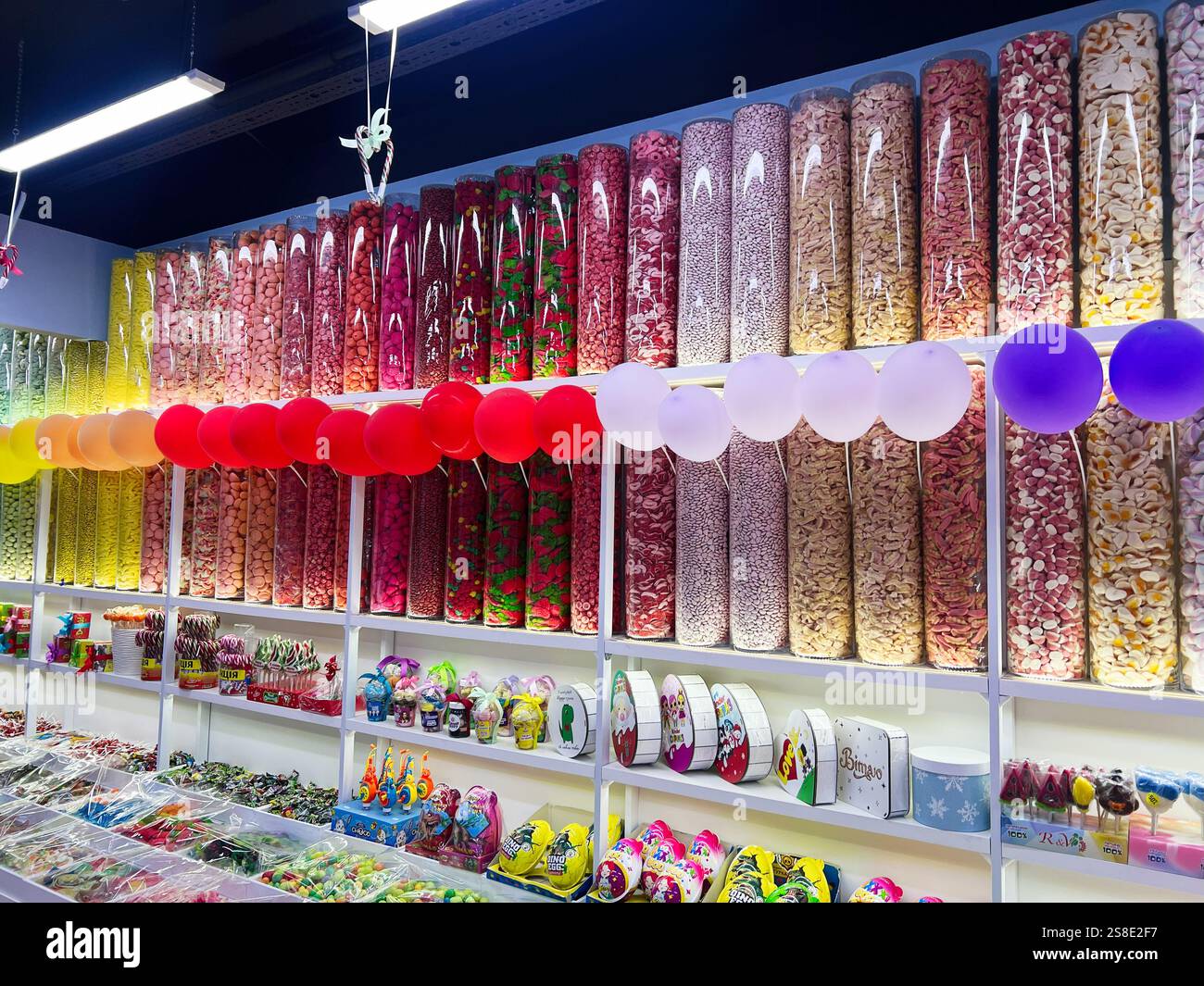 Kyiv, Ukraine - January 21, 2025: Bright and delightful candy store ...
