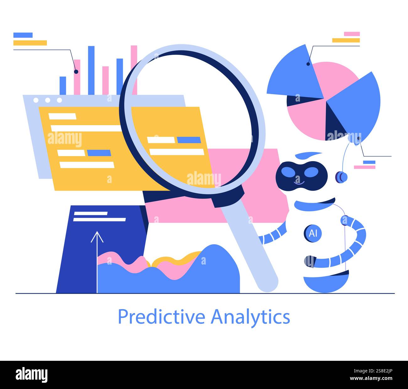 This Visual Representation Showcases Predictive Analytics Highlighting