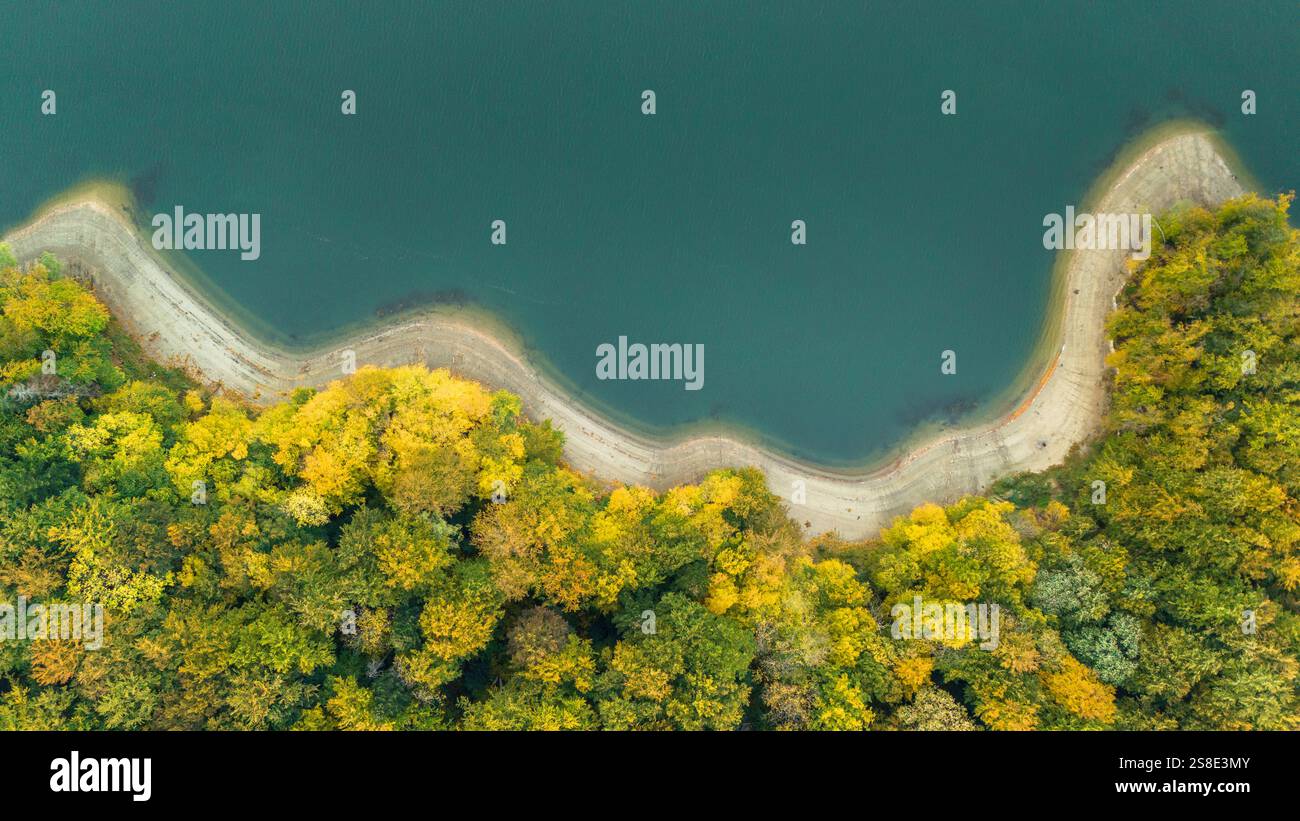 Fall Colors of Solina Lake and Bieszczady Mountains in Stunning Drone ...