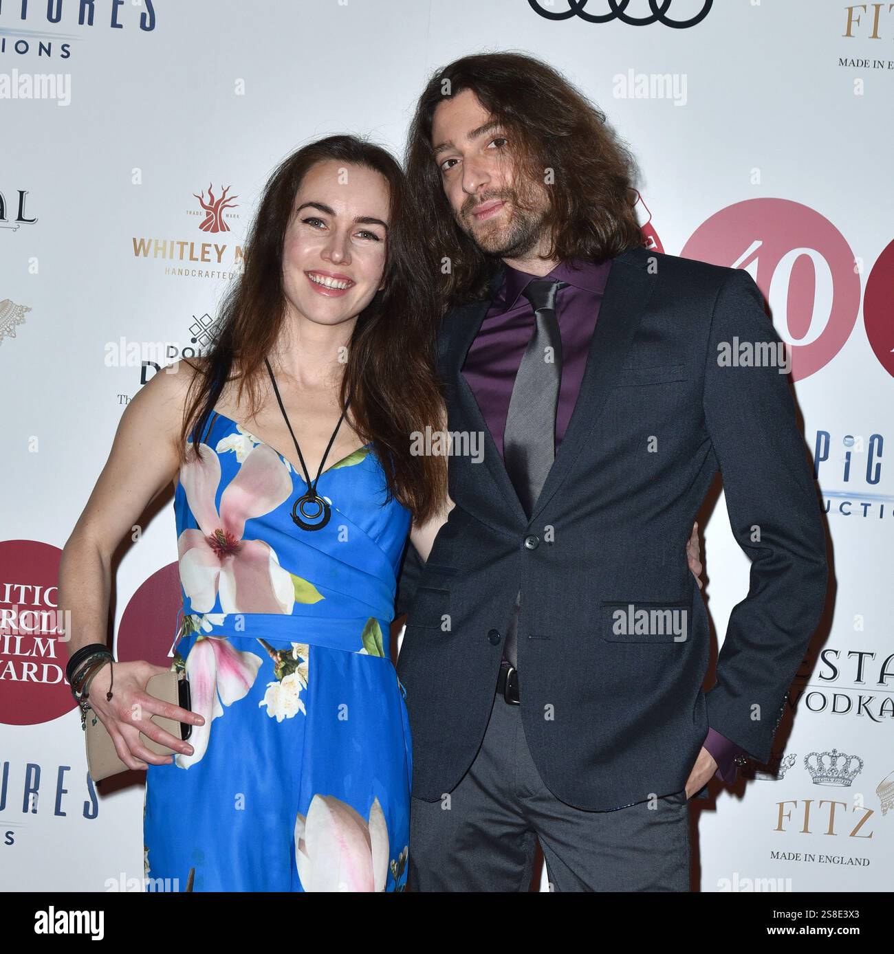 Liv Boeree and Igor Kurganov attends the 40th London Critic’s Circle ...
