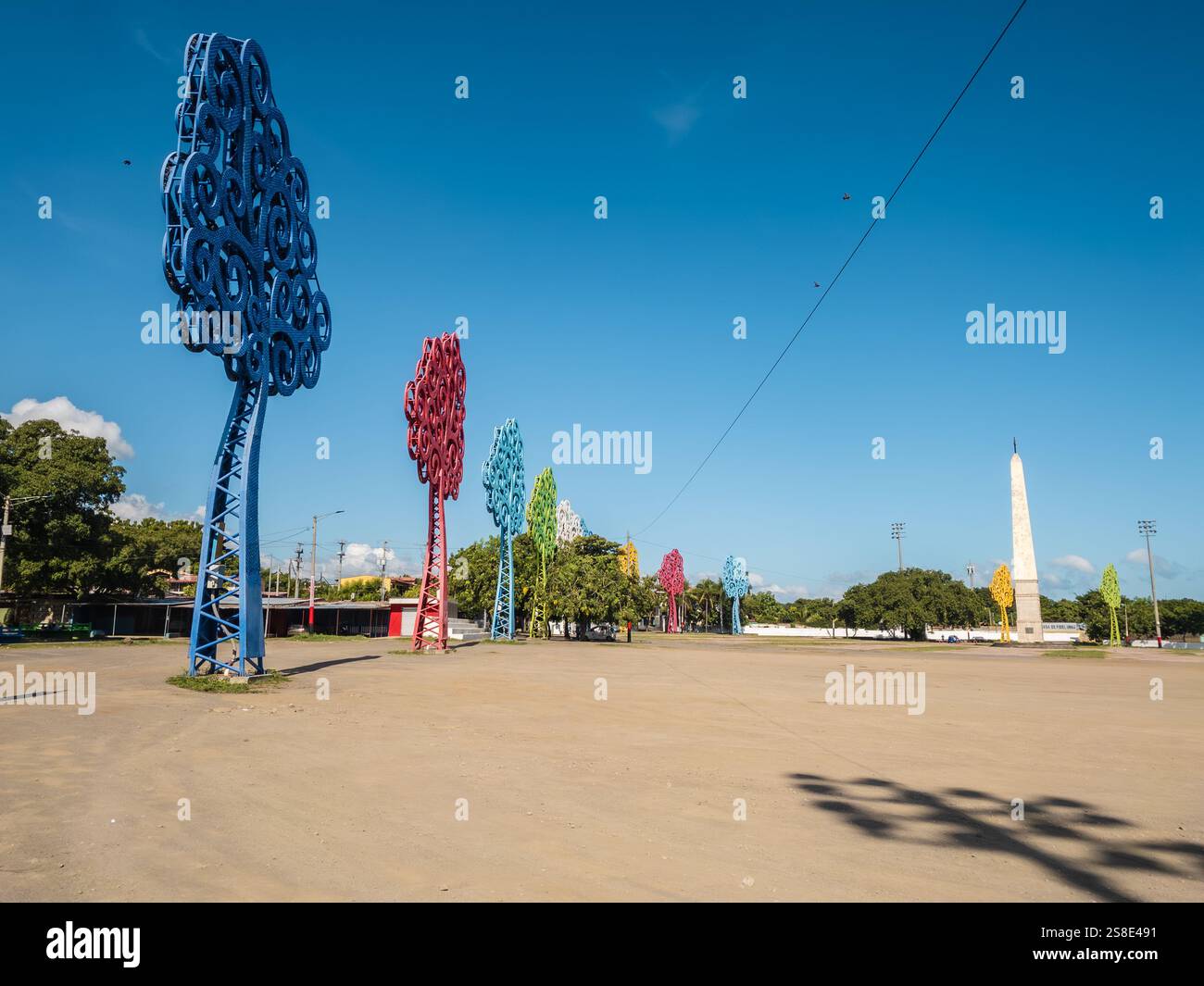 Plaza de la Fe Juan Pablo II (John Paul II Faith Square) - Managua, Nicaragua Stock Photo - Alamy