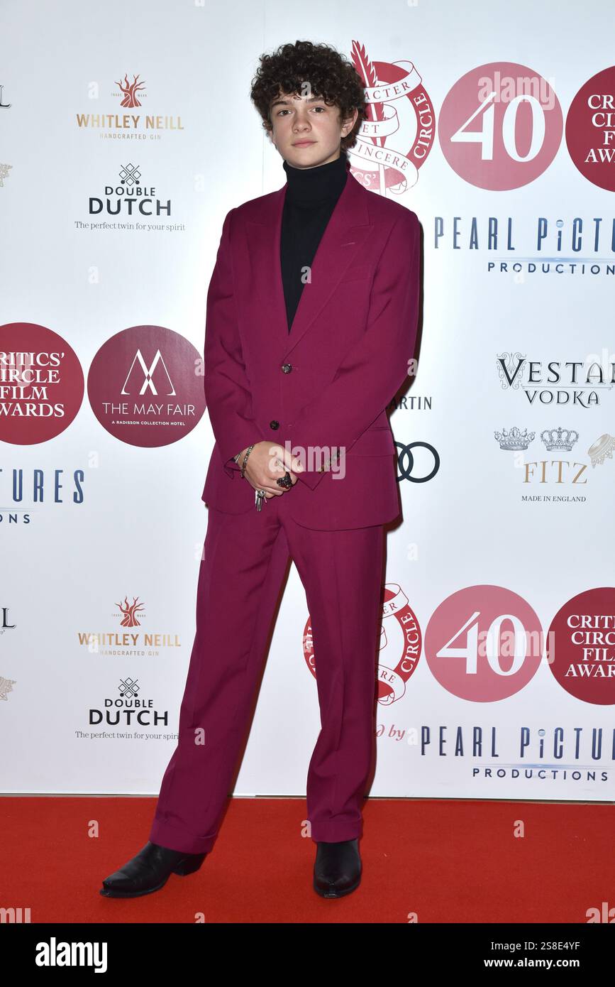 Noah Jupe attends the 40th London Critic’s Circle Film Awards at The ...