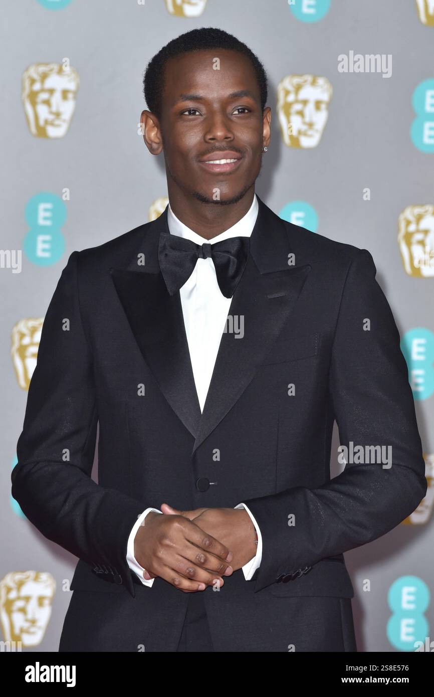 Michael Ward attends the EE British Academy Film Awards in 2020 at the ...