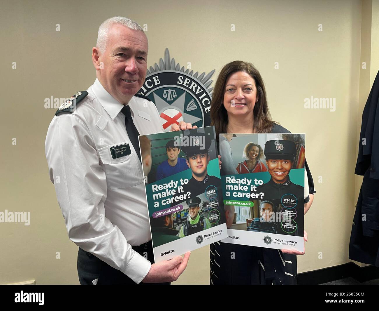 Police Service of Northern Ireland (PSNI) Chief Constable Jon Boutcher ...