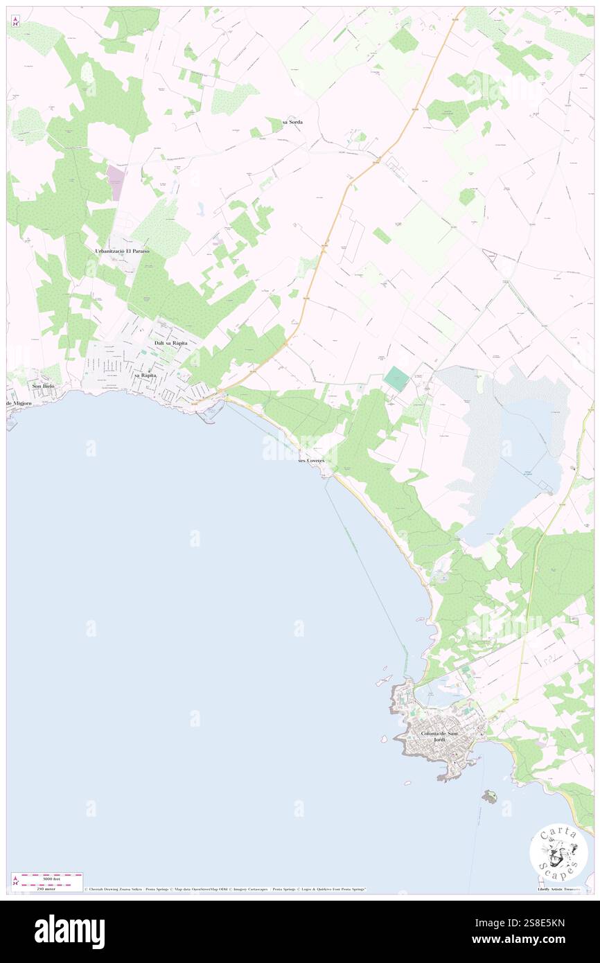 Playa Es Trenc Covetes, Illes Balears, ES, Spain, Balearic Islands, N ...