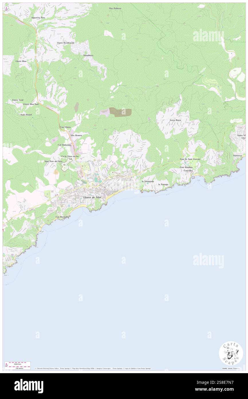 Caleta, Província de Girona, ES, Spain, Catalonia, N 41 42' 2'', N 2 51 ...