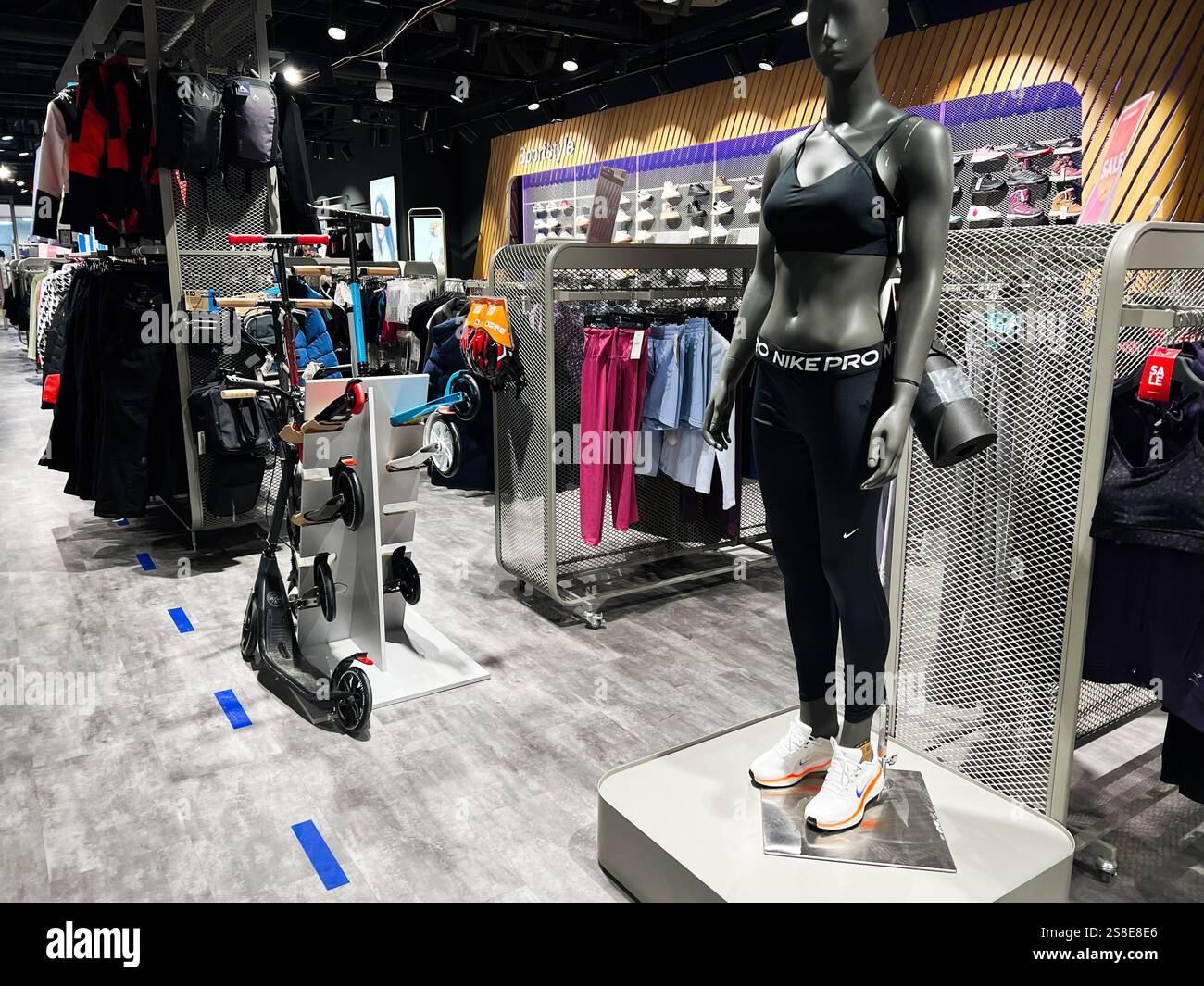 Kyiv, Ukraine - January 21, 2025: Contemporary sports retail ...