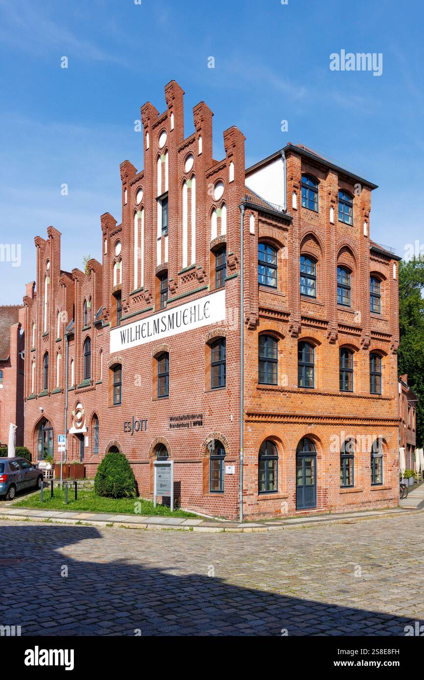 Wilhelmsmuehle red brick building, Cottbus, Germany Stock Photo - Alamy