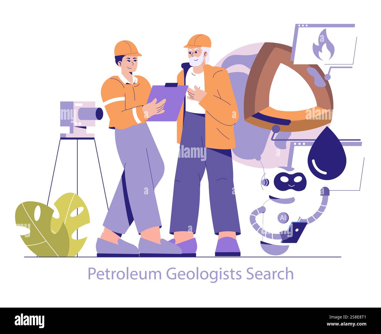 Petroleum energy management Stock Vector Images - Alamy