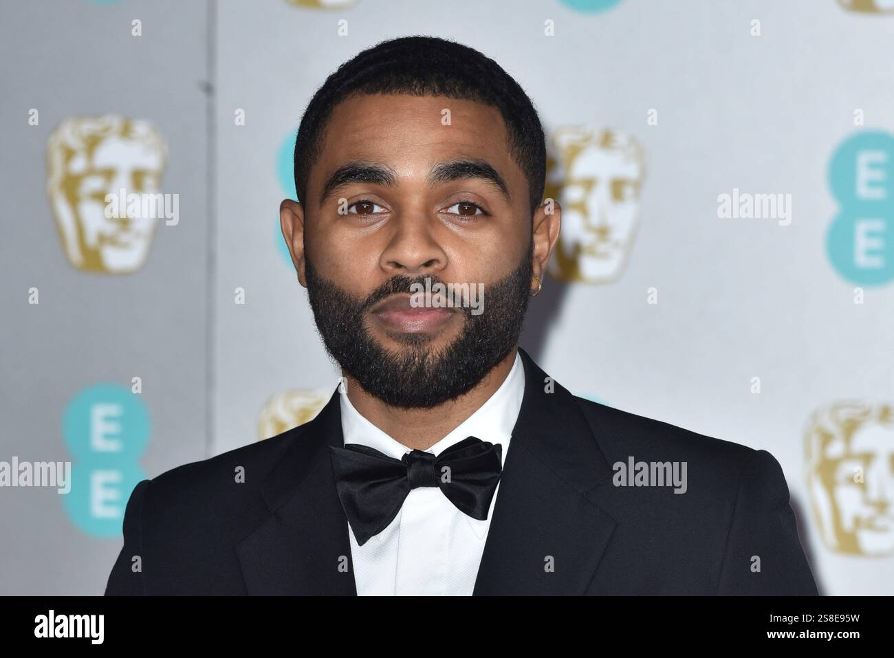 Anthony Welsh attends the EE British Academy Film Awards in 2020 at the ...