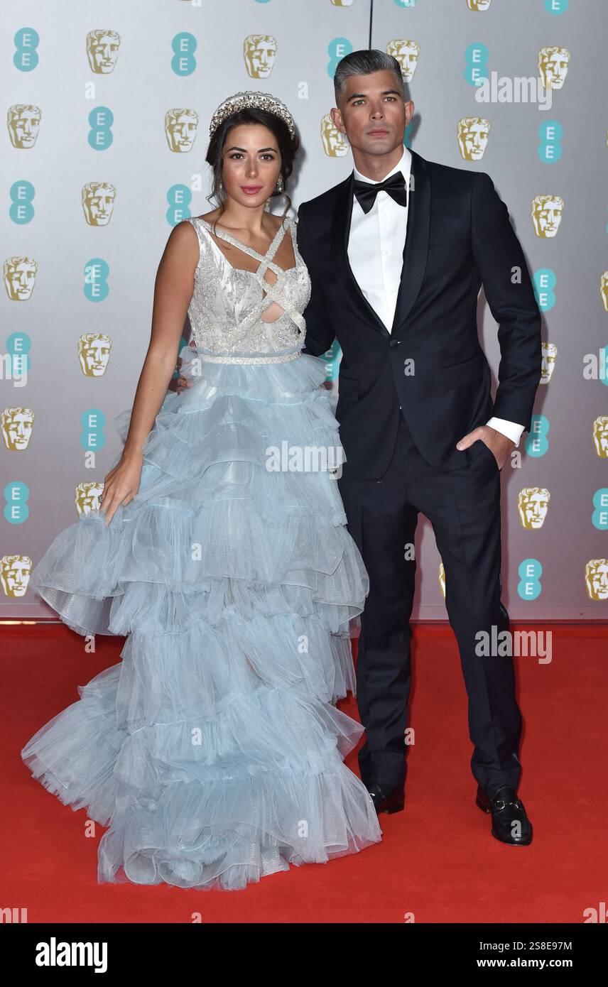 Nurce Erben and Rayer Van Ristell attends the EE British Academy Film ...