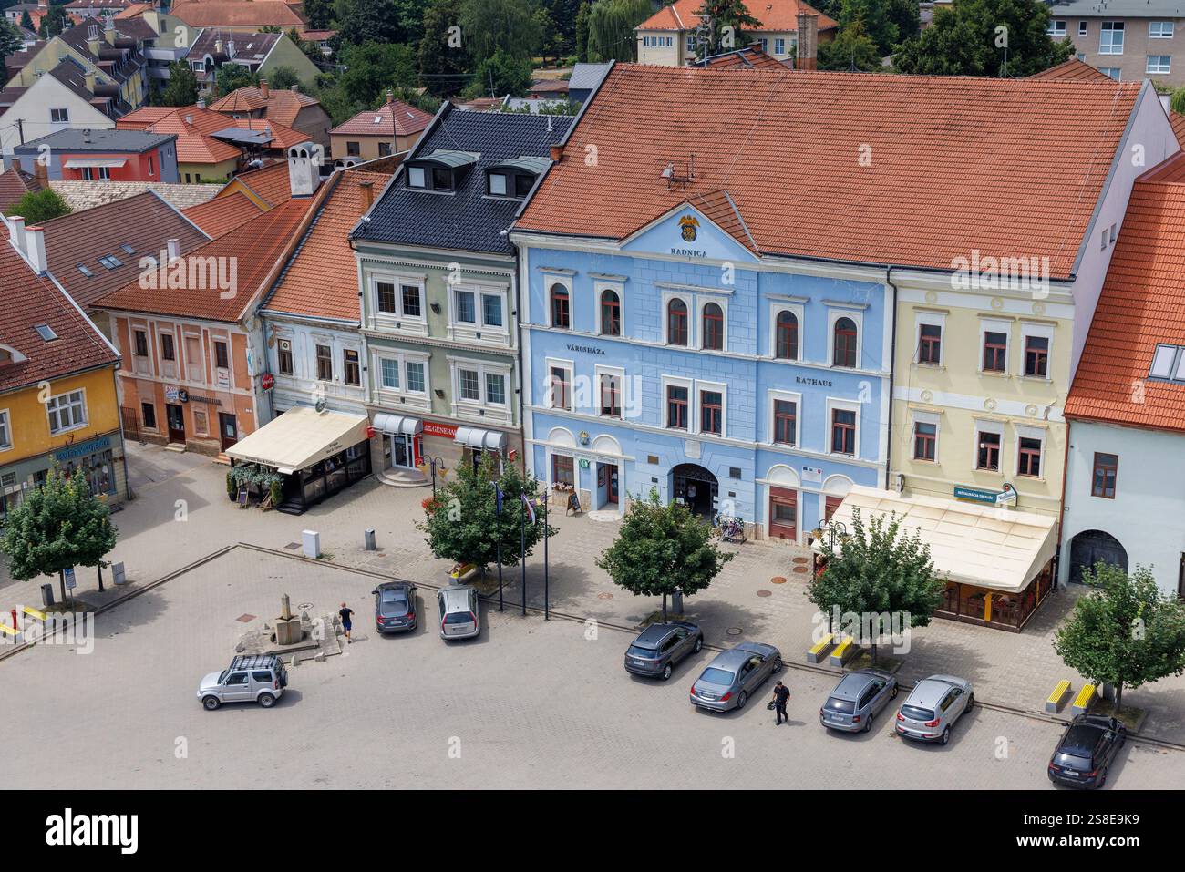 Town Hall in centre of Roznava, Slovakia Stock Photo - Alamy
