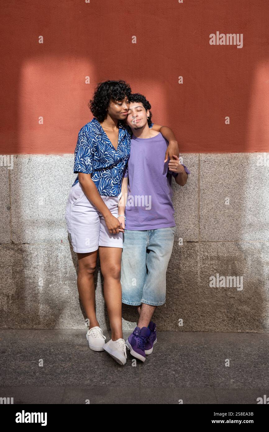 Loving multiethnic lgbtq couple hi-res stock photography and images - Alamy