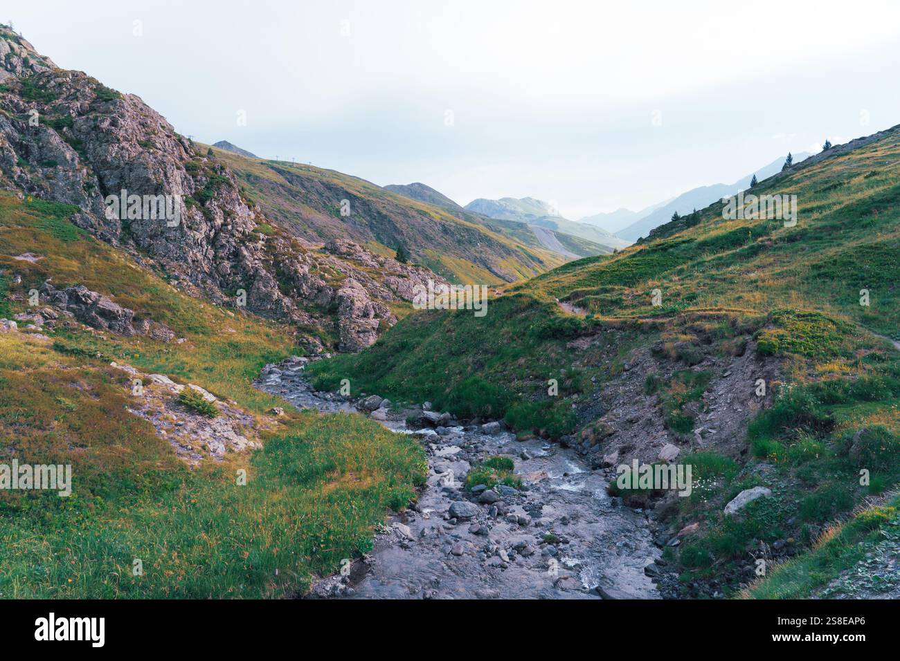 Capture of the remote wilderness surrounding the Ibones de Anayet in ...
