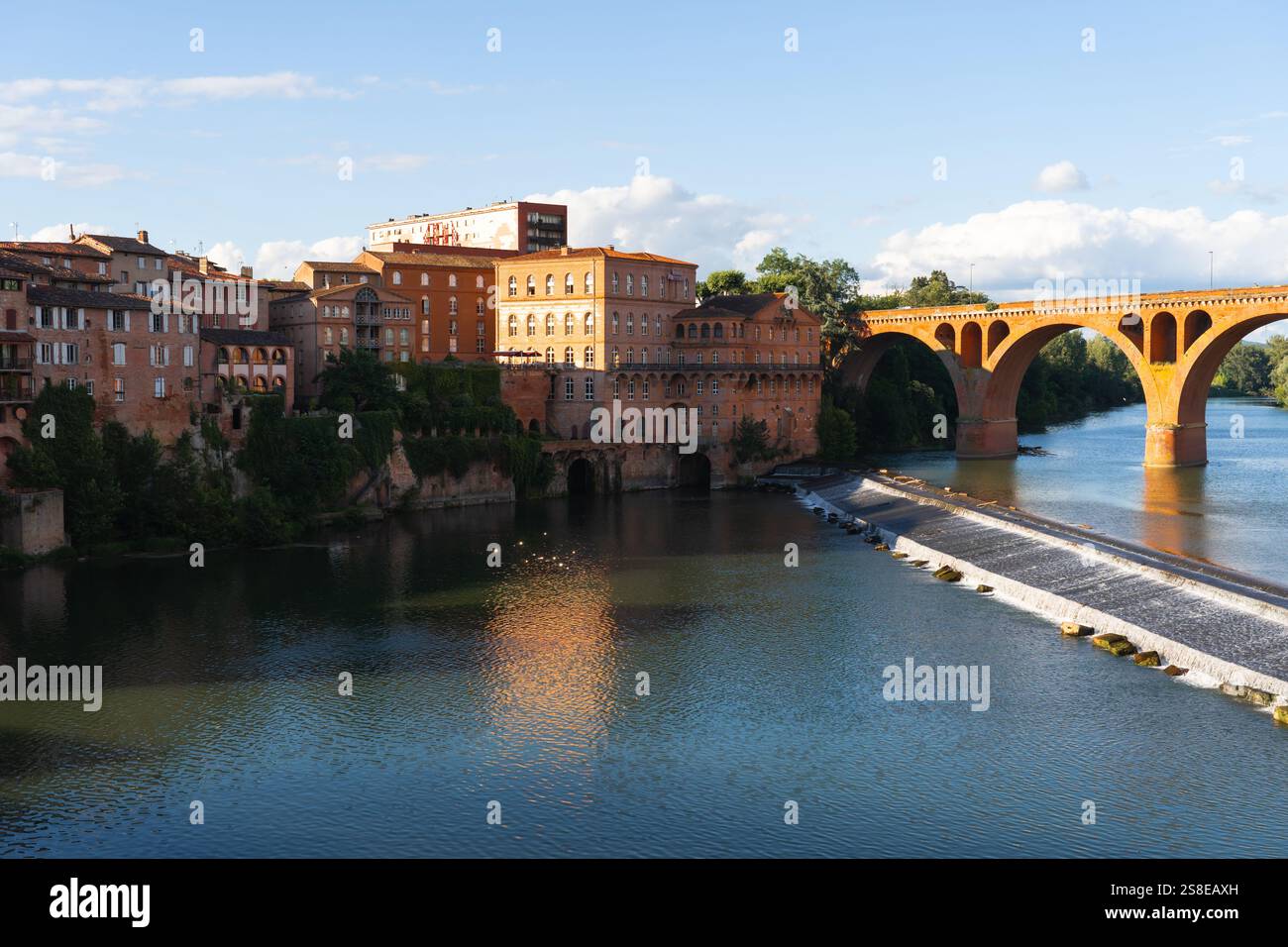 A stunning view of Albi, a historic town in southern France The ...