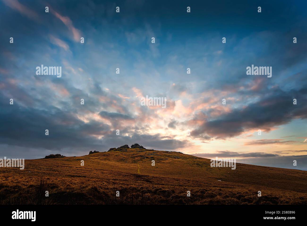 Tor on Dartmoor, UK Stock Photo - Alamy