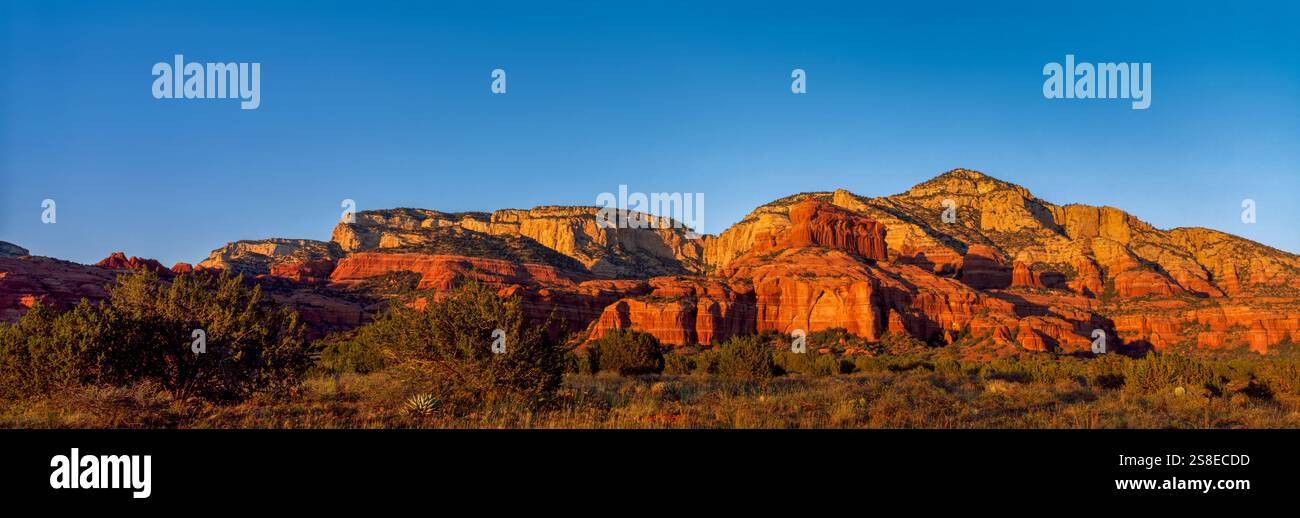 Bear and Lost mountains in Red Rock-Secret Mountain Wilderness, Sedona ...