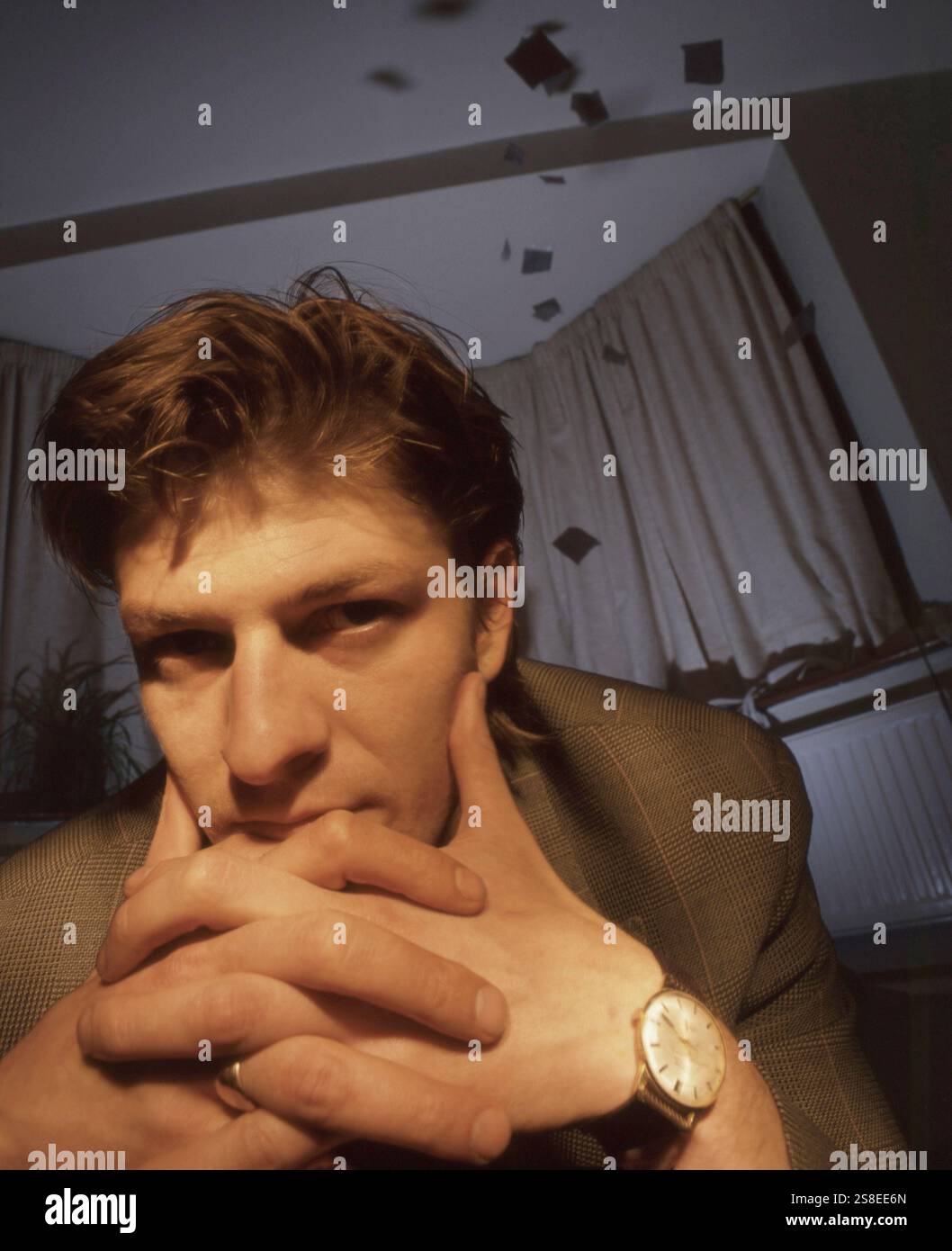 Portrait of Actor Sean Bean photographed at his home in North London ...