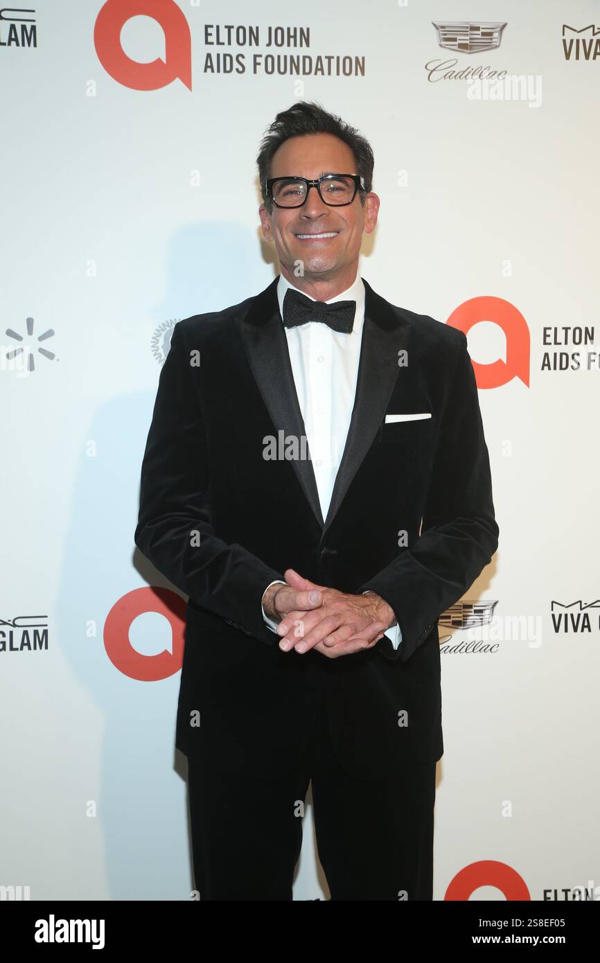 Lawrence Zarian at the Elton John AIDS Foundation Oscar Viewing Party ...