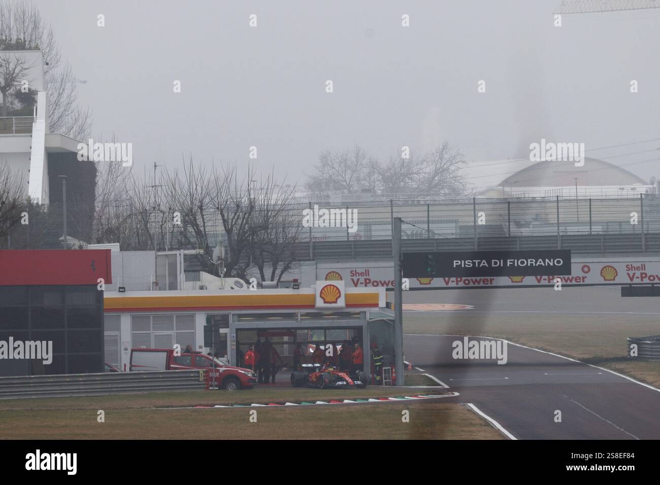 Fiorano Modenese, Italy. 22nd Jan, 2025. Lewis Hamilton (GBR) tests the ...