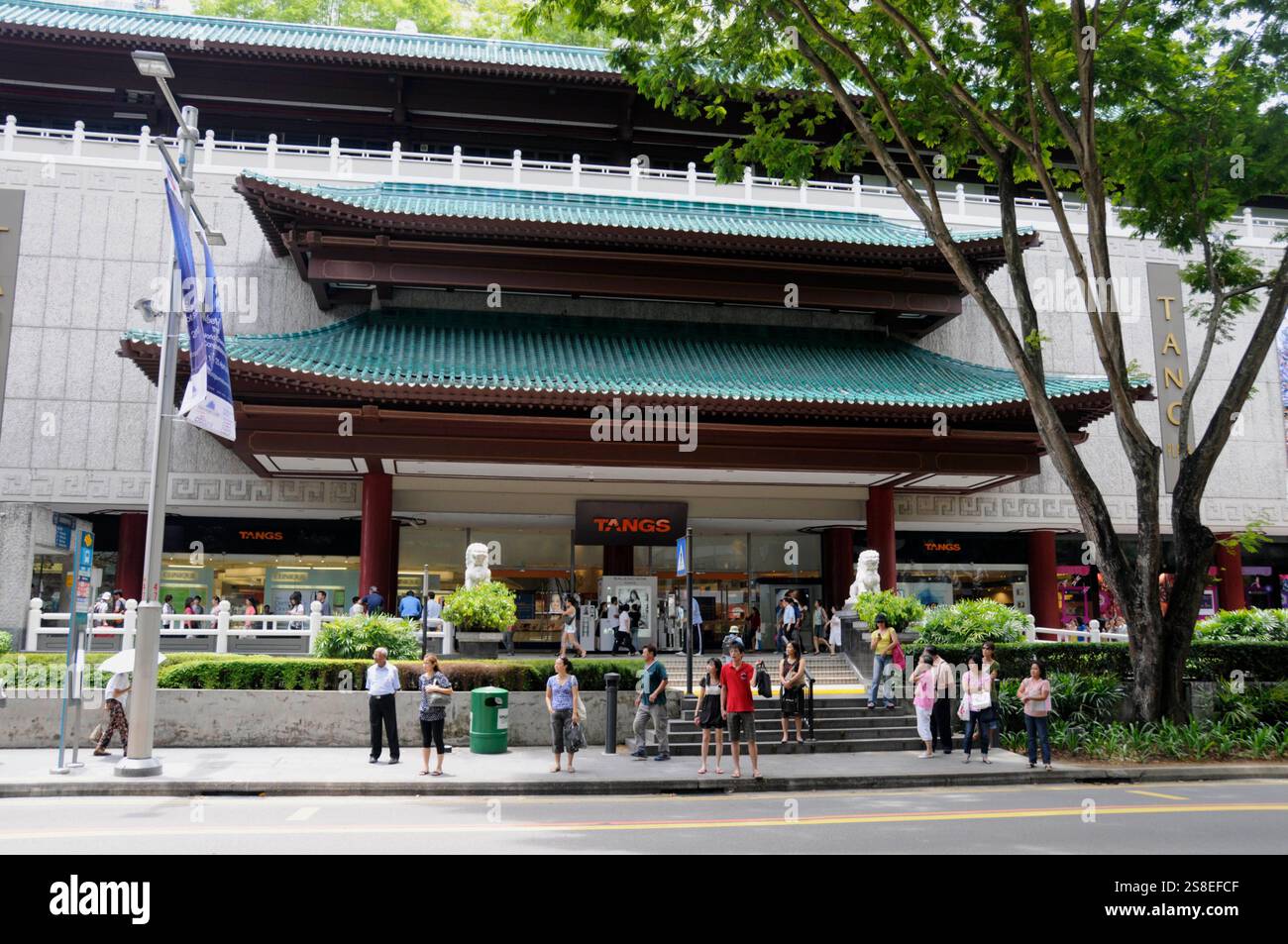 CK.Tang shopping Mall on Tang Plaza in Orchard Road, Singapore. It is ...