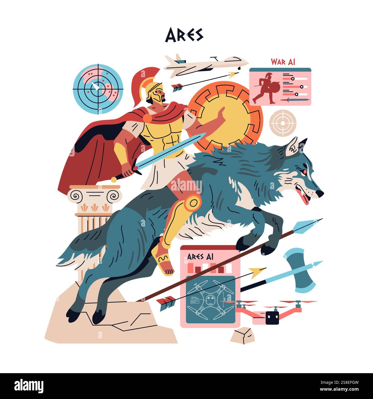 Ares god hi-res stock photography and images - Alamy