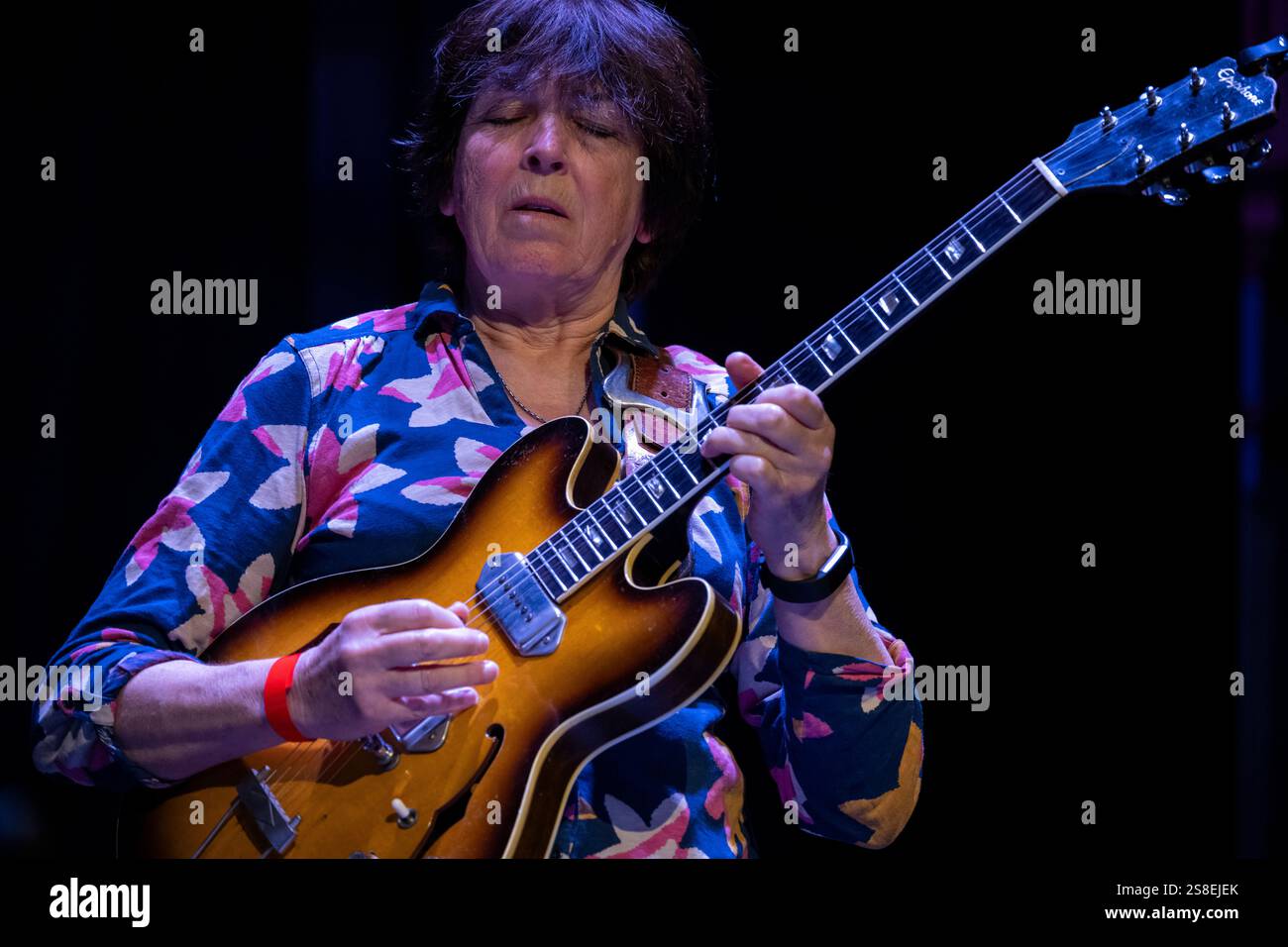 Alison Rayner Quintet live, Scarborough Jazz Festival 2025 Stock Photo ...