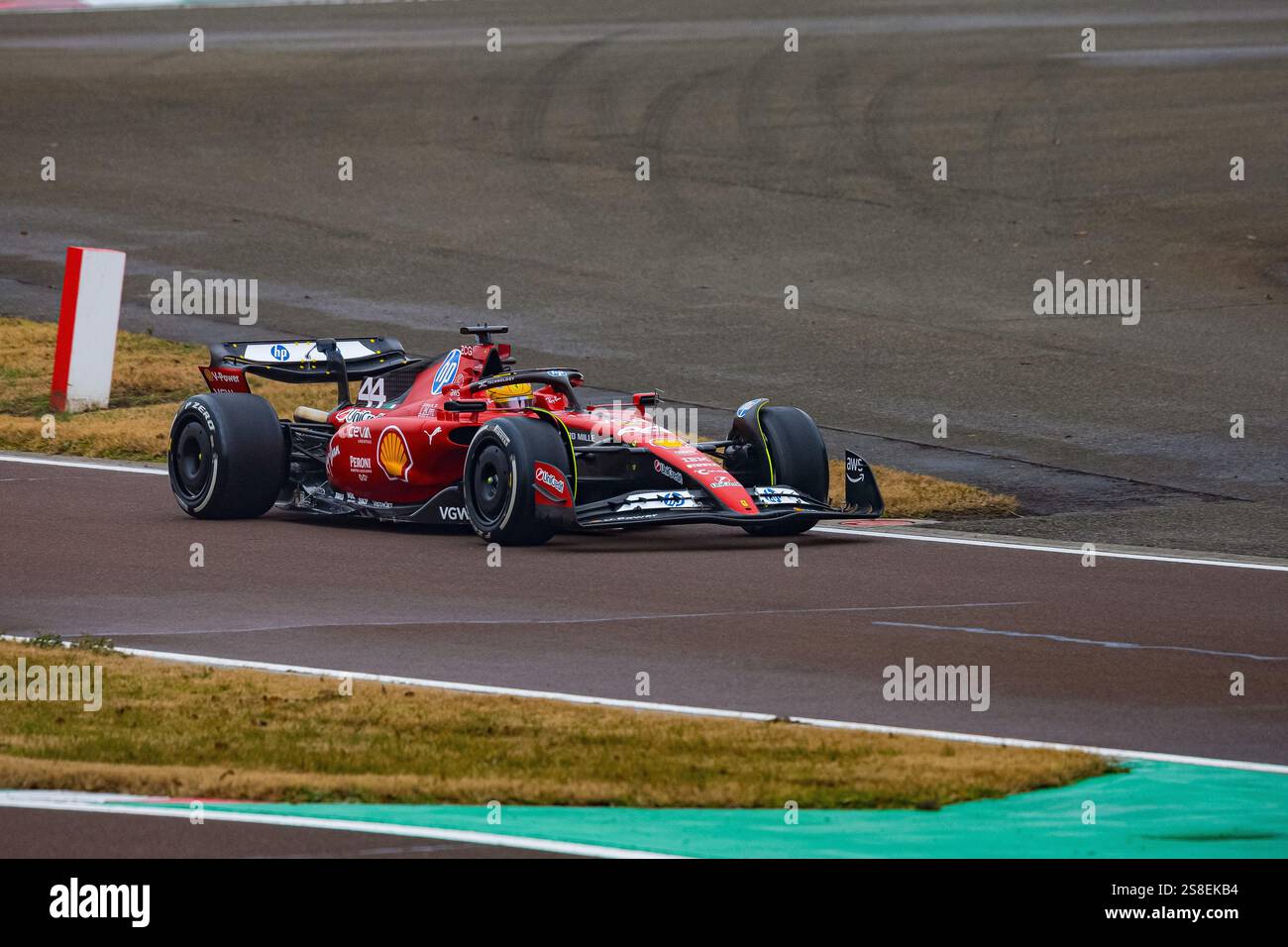 Fiorano, Italy. 22nd Jan, 2025. #44 Lewis Hamilton, Scuderia Ferrari ...