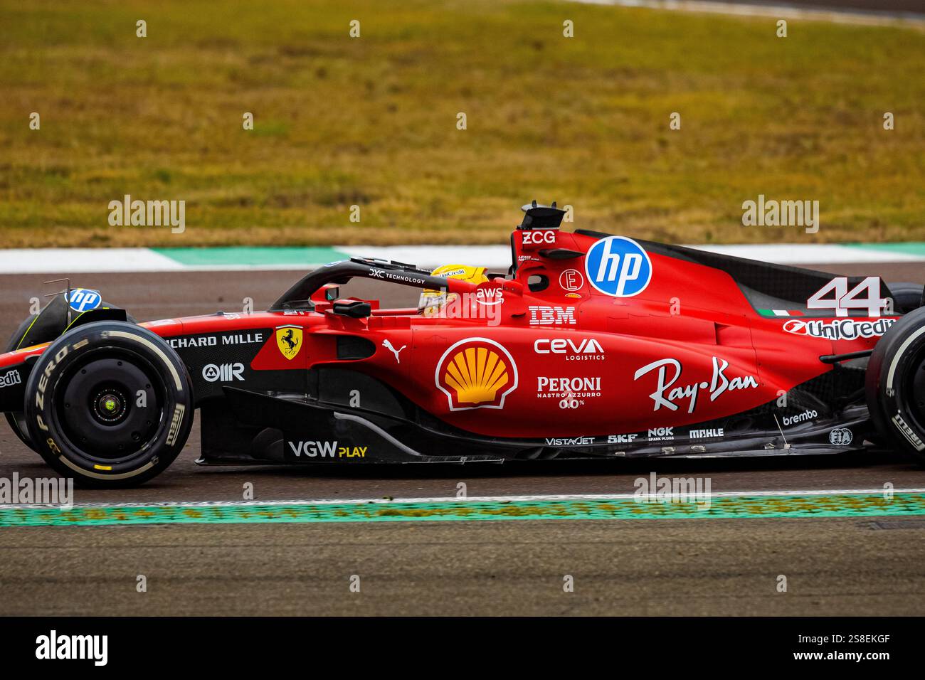 Fiorano, Italy. 22nd Jan, 2025. #44 Lewis Hamilton, Scuderia Ferrari ...