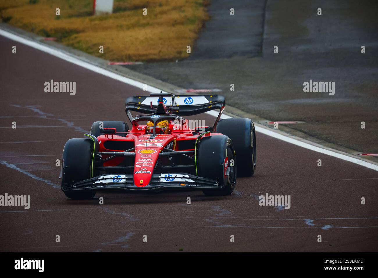 Fiorano, Italy. 22nd Jan, 2025. #44 Lewis Hamilton, Scuderia Ferrari ...