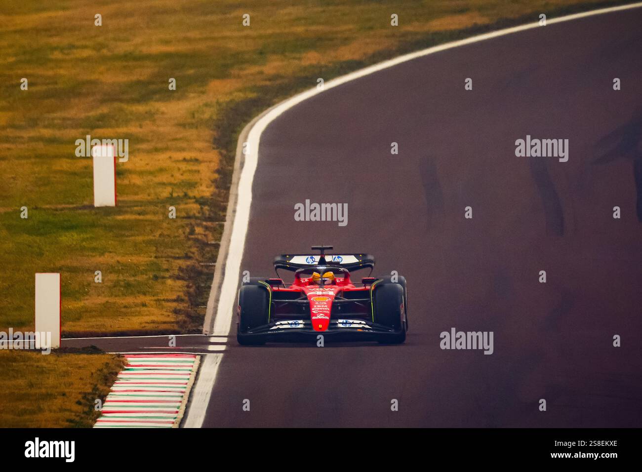 Fiorano, Italy. 22nd Jan, 2025. #44 Lewis Hamilton, Scuderia Ferrari ...