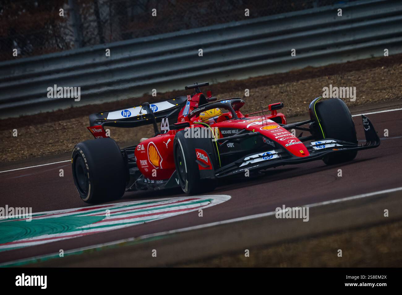 Fiorano, Italy. 22nd Jan, 2025. #44 Lewis Hamilton, Scuderia Ferrari ...