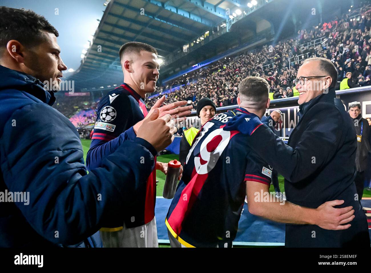 Joey Saputo President (Bologna) Lewis Ferguson (Bologna) Emil Holm ...