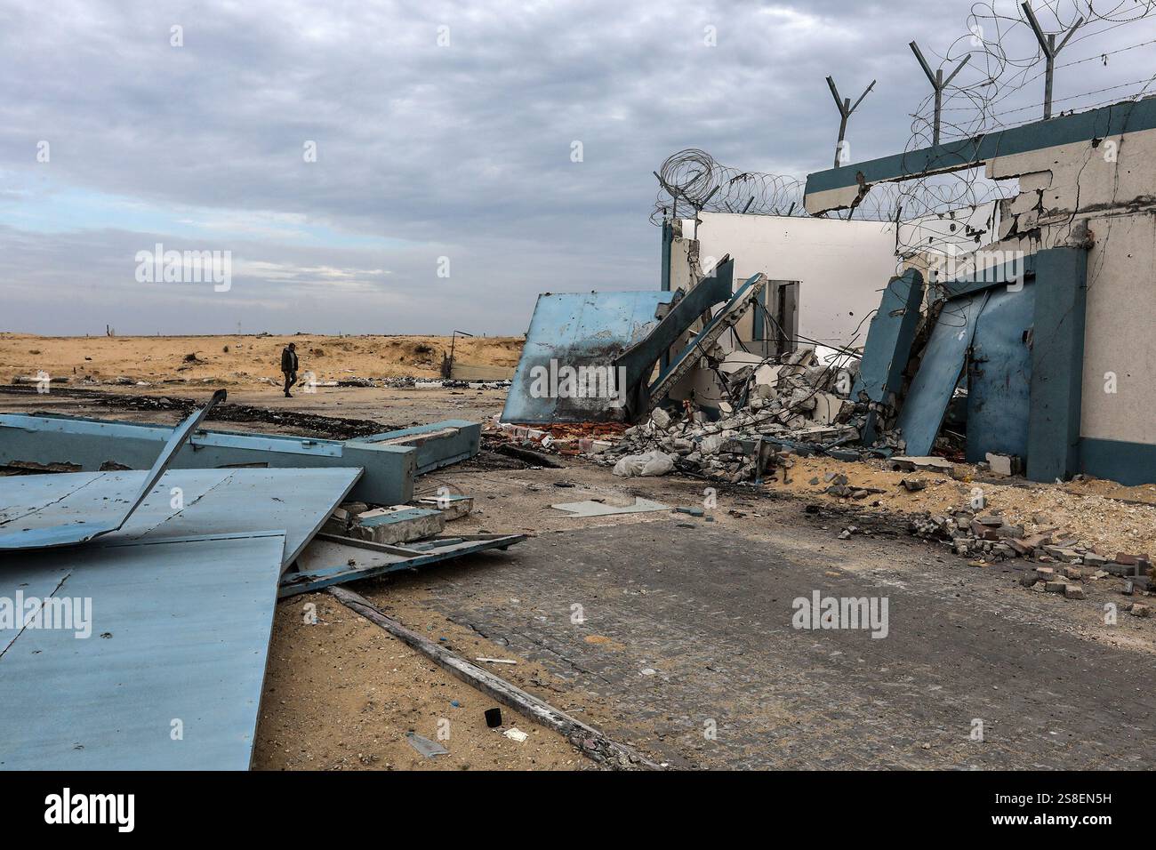 Rafah, Palestinian Territories. 22nd Jan, 2025. A view of United ...