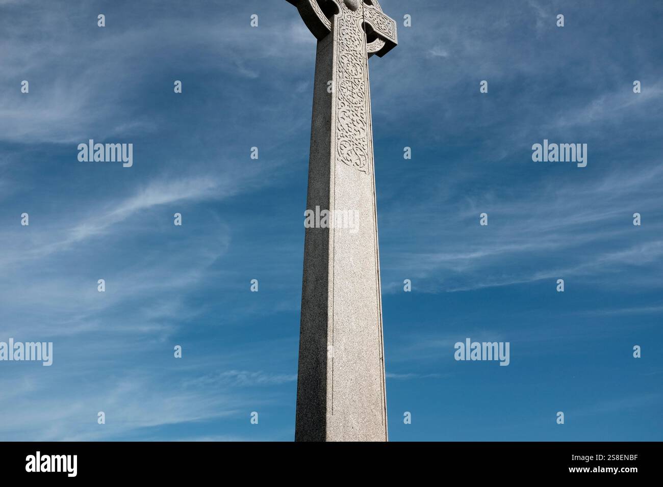 View Tennyson monument Isle of Wight UK Stock Photo - Alamy
