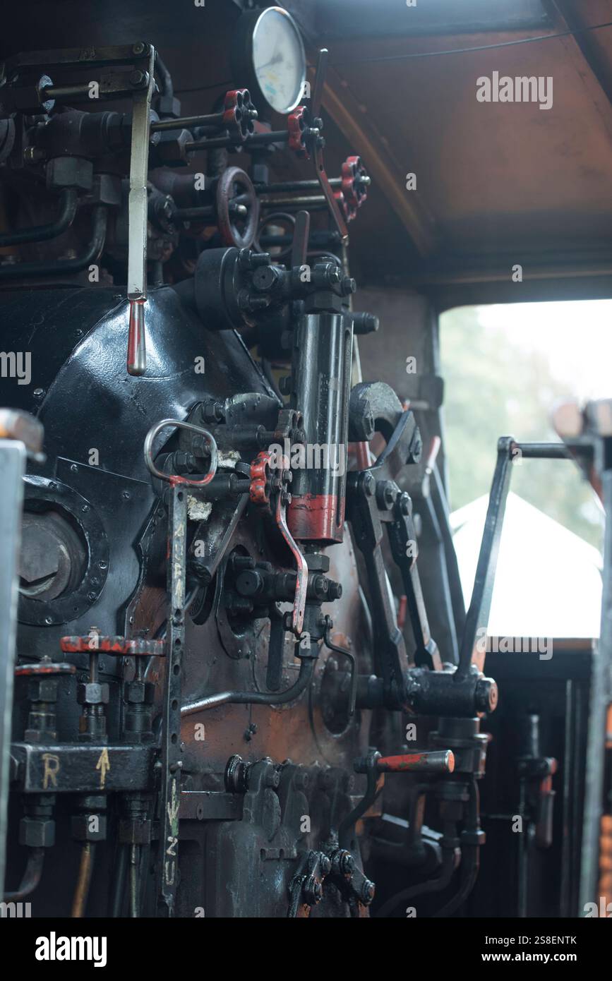 steam locomotive smoke from an old technology in rail transport steam ...