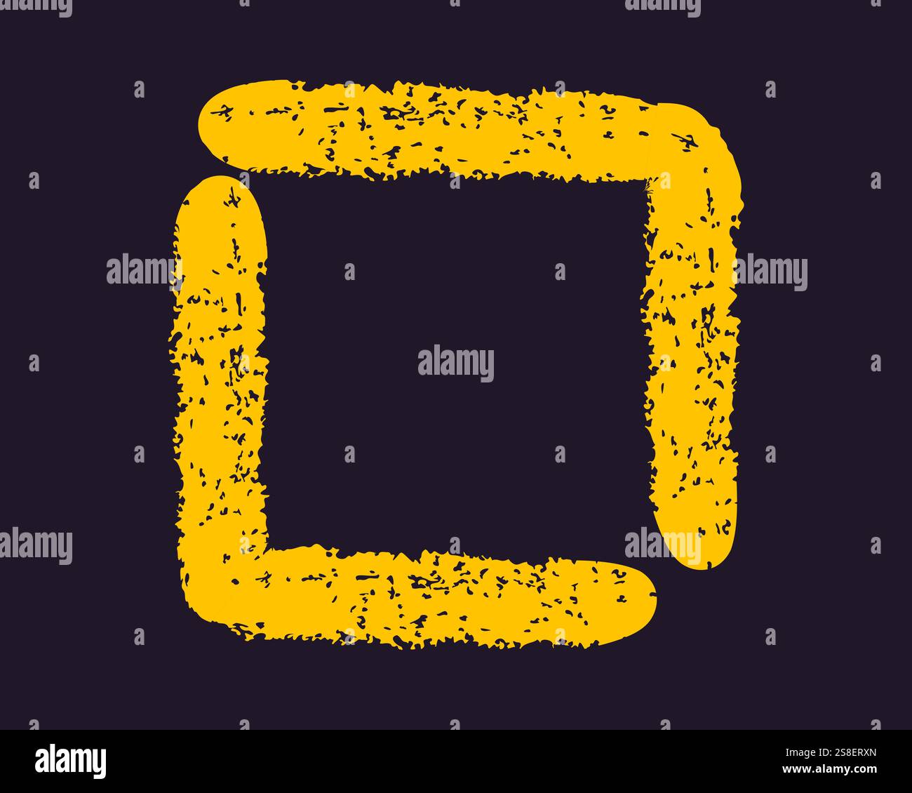 Brush strokes with a dry, textured finish. Irregular, hand-drawn lines ...