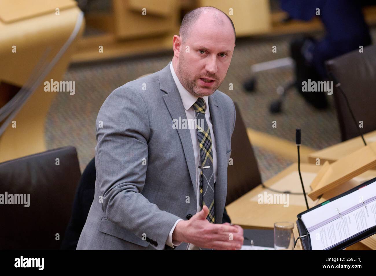 Edinburgh Scotland, UK 22 January 2025. Cabinet Secretary for Health ...