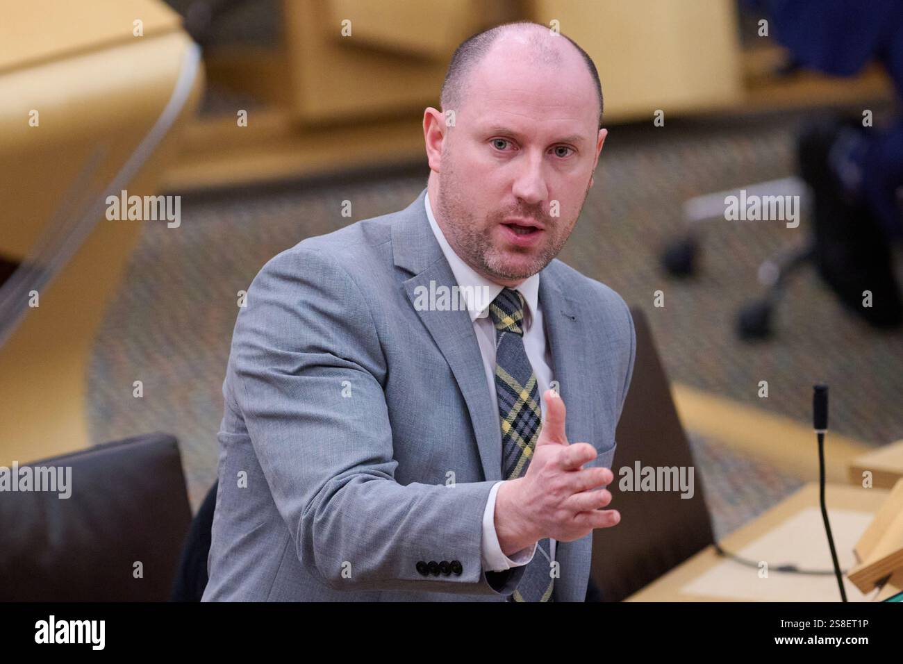 Edinburgh Scotland, UK 22 January 2025. Cabinet Secretary for Health ...