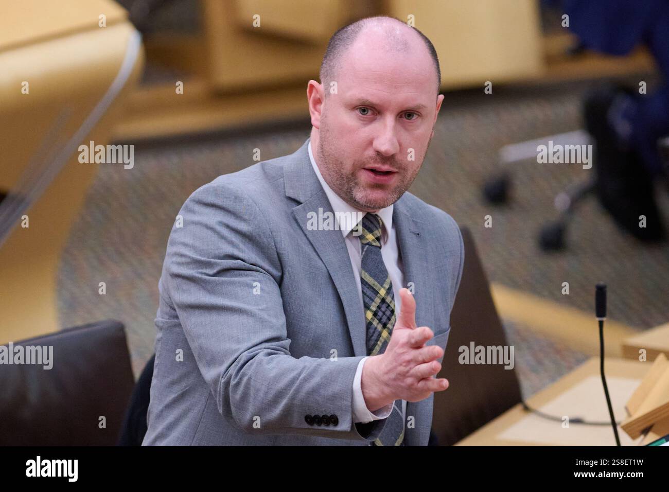 Edinburgh Scotland, UK 22 January 2025. Cabinet Secretary for Health ...