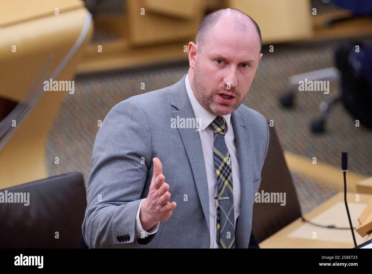 Edinburgh Scotland, UK 22 January 2025. Cabinet Secretary for Health ...