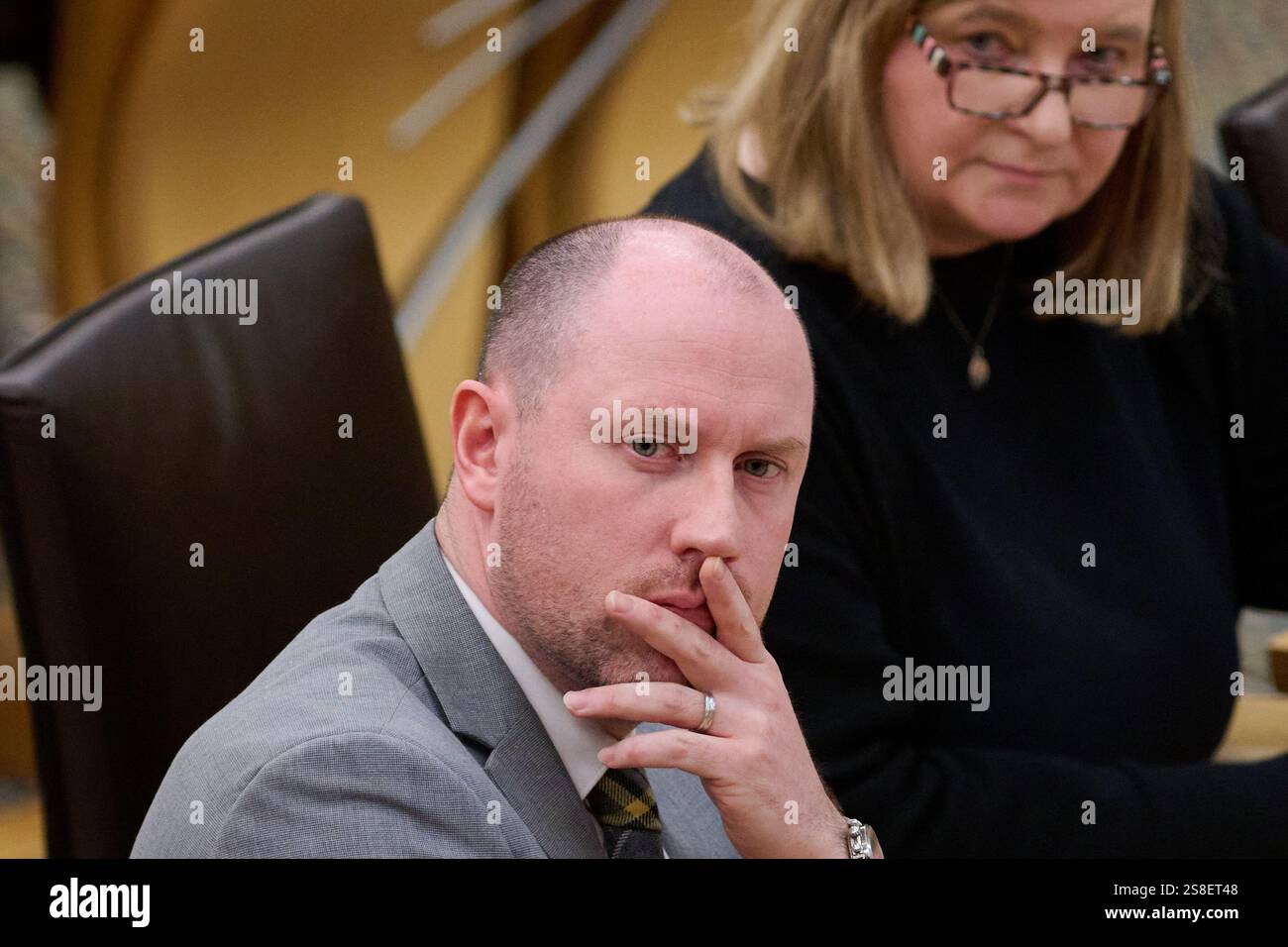 Edinburgh Scotland, UK 22 January 2025. Cabinet Secretary for Health ...