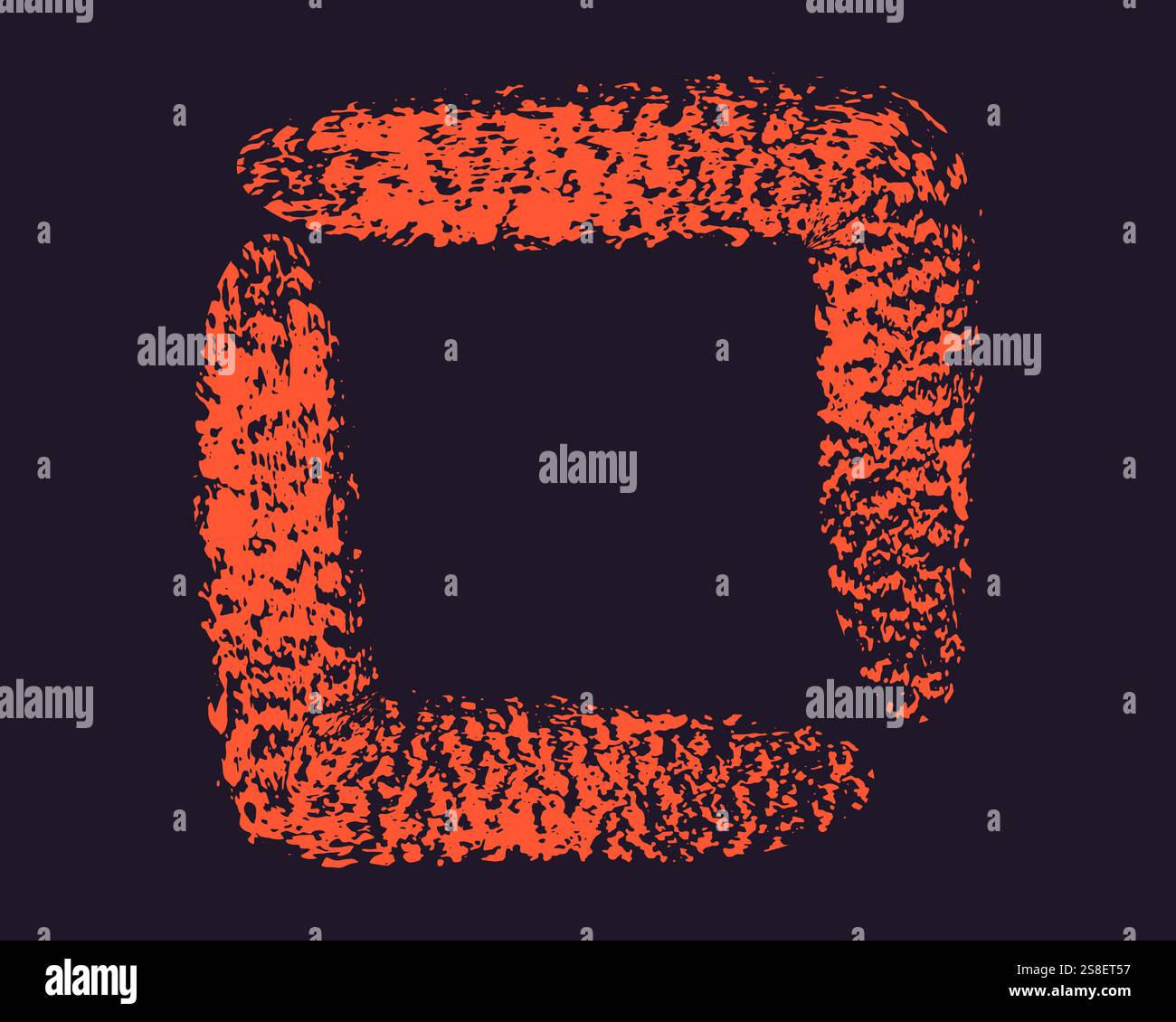 Brush strokes with a dry, textured finish. Irregular, hand-drawn lines ...