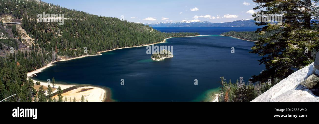 Aerial view of Emerald Bay, Lake Tahoe, California, USA Stock Photo - Alamy