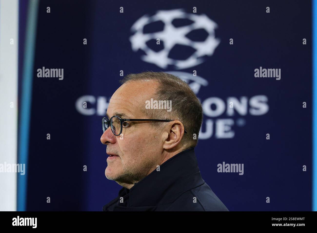 Joey Saputo President of Bologna FC prior to the Champions League ...