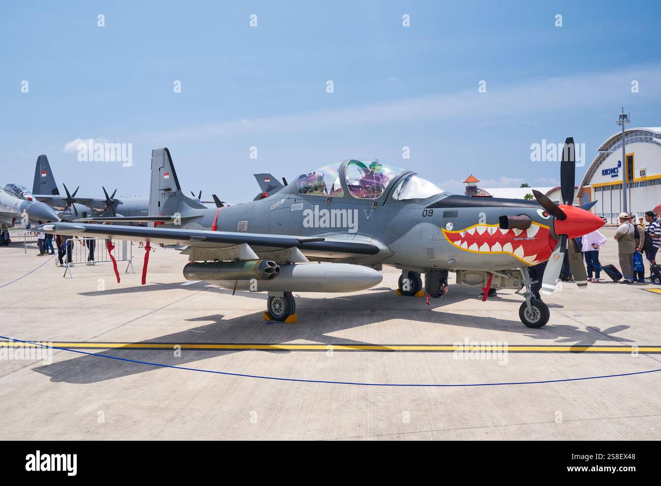 Embraer EMB 314 Super Tucano - Indonesian Air Force Stock Photo - Alamy