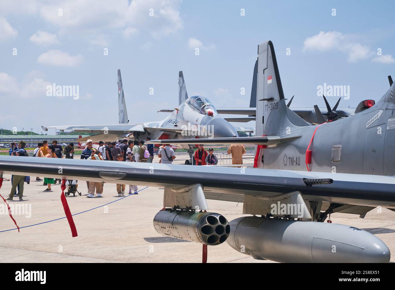 Embraer EMB 314 Super Tucano - Indonesian Air Force Stock Photo - Alamy