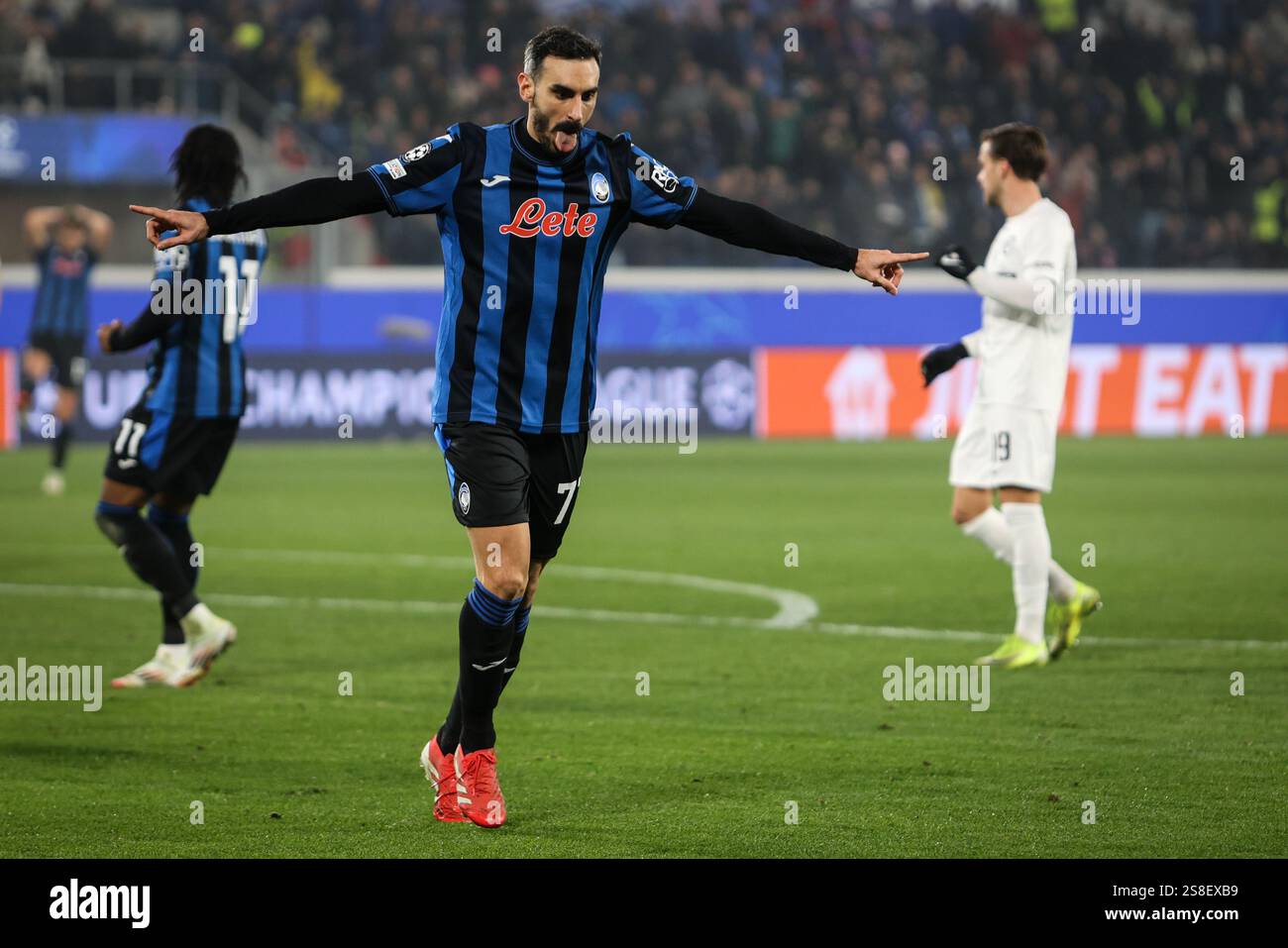 Bergamo, Italy, January 21st 2025: Bergamo, Italy, 21st Jan, Davide ...